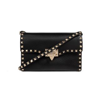 Valentino Garavani Rockstud Small Umh&auml;ngetasche - - Bags - Damen - Schwarzk - ONE SIZE
