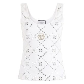 Philipp Plein Damen, Oberteile, Wei&szlig;, SGr&ouml;&szlig;e