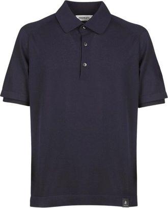 Premiata Homme, Tops, Bleu, Taille: XL Polo en coton