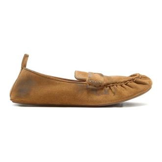 Acne Studios Femme, Chaussures, Beige, Taille: 40 EU Suede loafer