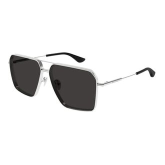 Alexander McQueen Am0500S Sonnenbrille - - Accessories - Herren - Grau - 60 MM