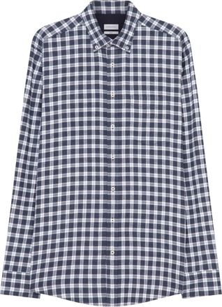 Seidensticker Herren Slim fit twill met lange mouwen Hemd, Dunkelblau, M-4XL EU