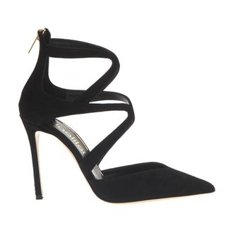Ninalilou Femme, Chaussures, Noir, Taille: 35 EU Talons hauts en daim noir