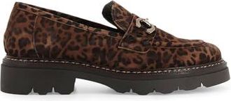 Melluso Mocassins en Daim l&eacute;opard pour Femmes r45432 41