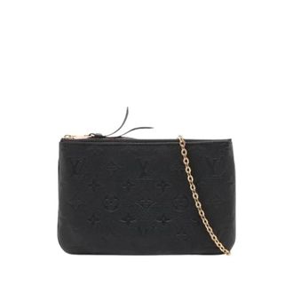 Louis Vuitton Pre-owned Double Zip Pochette - - Pre-owned - Damen - Schwarzk - ONE SIZE