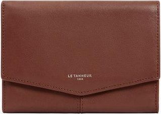 Le Tanneur Gro&szlig;e Rei&szlig;verschlussbrieftasche Charlotte aus glattem Leder