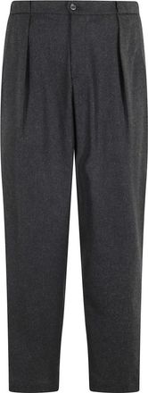 BRIGLIA 1949 Homme, Pantalons, Gris, Taille: S PortobelloS Cropped Pantalons