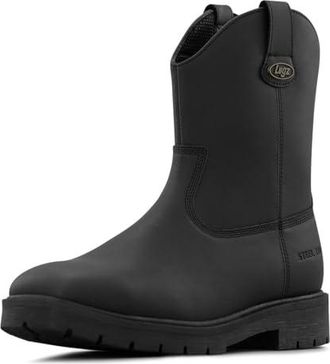 Lugz Plumeau &agrave; bout en acier pour homme, noir, 44.5 EU