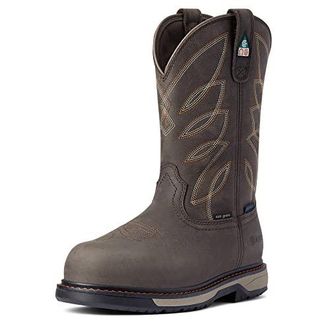 Ariat Riveter Csa Glacier Grip Bottes de travail imperm&eacute;ables &agrave; bout composite pour homme 400 g, marron fonc&eacute;, 37.5 EU Weit