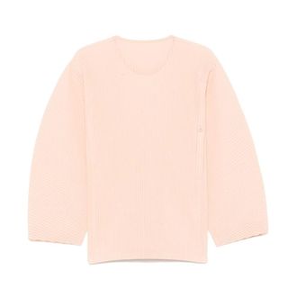 Issey Miyake Herren, Strickwaren, Rosa, LGr&ouml;&szlig;e