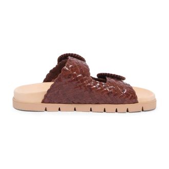 Pons Quintana Geflochtene Caiman-Sandalen - - Shoes - Damen - Braun - 37 1/2 EU