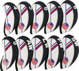 Generic Putter-Kopfbedeckungen, Golf-Putter-Abdeckung, 10 x Golfschl&auml;gerhauben - langlebige Schutzh&uuml;lle f&uuml;r Golfschl&auml;ger f&uuml;r Herren, Golfschl&auml;ger-Kopfbedeckun