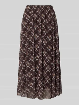 Smith & Soul Maxi-Rock aus Mesh im Allover-Look
