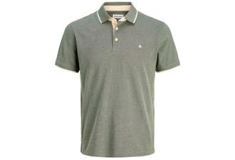 Jack & Jones Poloshirt Jack&Jones Poloshirt &Uuml;bergr&ouml;&szlig;e salbeigr&uuml;n JJEPAULOS