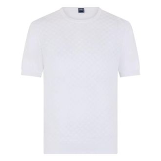 Fedeli Kurz&auml;rmeliger Pullover - - Knitwear - Herren - Wei&szlig; - L