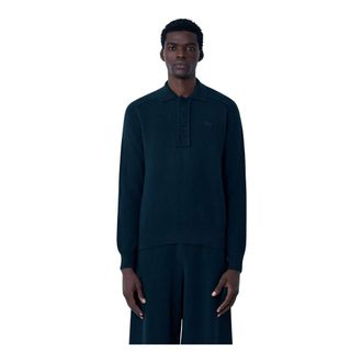 Lacoste Homme, Pulls, Noir, Taille: M Logo Motif Polo Sweater