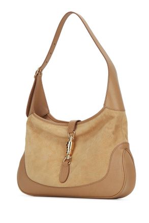 Gucci Womens Hbg Jackie 1961 Sanddunedksdune Calf Skin Borse A Mano Bag