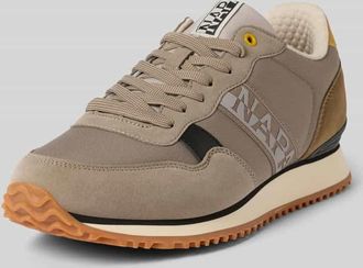 Napapijri Sneaker mit Schn&uuml;rung und Label-Detail