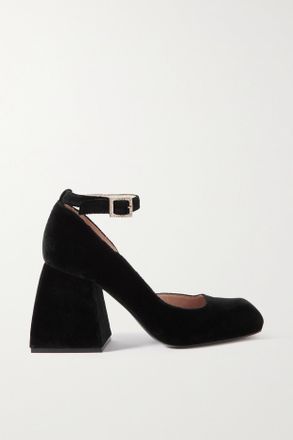 Nodaleto Escarpins En Velours Bulla Pia - Noir