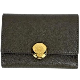Loewe Pre-owned Geldb&ouml;rse (dreifach faltbar) - - Pre-owned - Damen - Gr&uuml;n - ONE SIZE