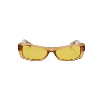 Jacquemus Capri Sonnenbrille - - Accessories - Damen - Braun - ONE SIZE