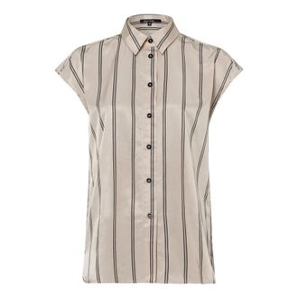 Marc Aurel Femme, Blouses et Chemises, Multicolore, Taille: 38 FR Blouse &agrave; rayures contrast&eacute;es