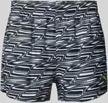 Puma Slim Fit Badeshorts mit Logo-Print