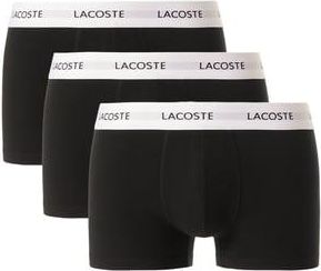 Lacoste Lot de trois boxers en coton m&eacute;lang&eacute;