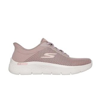 Skechers Go Walk Flex Carla Damen-Sneaker, Taupe Textilbesatz, 37.5 EU