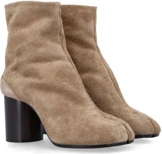Maison Margiela Stiefel - Beige Suede Tabi Ankle Boots - Gr. 36 (EU) - in Rosa - f&uuml;r Damen