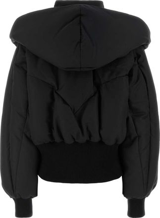 The Attico Black Giubbini Jacket