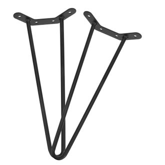 Holibanna 2 Stück Tischbeine Hairpin Legs Haarnadel Möbelfüße Industriestil DIY Möbelbeine für Esstisch Schreibtisch Couchtisch Robust Langlebig
