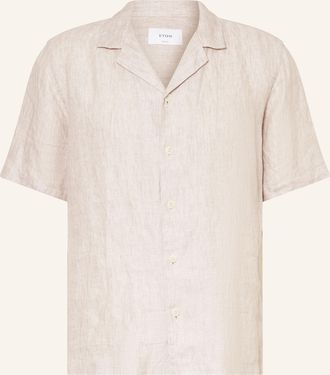 Eton Resorthemd Comfort Fit Aus Leinen beige