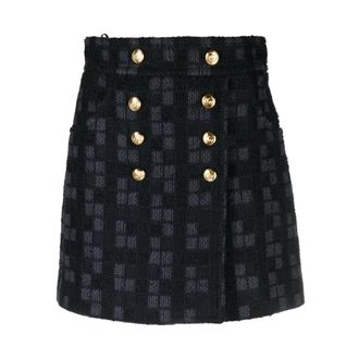 Gucci Tweed-Minirock - - Skirts - Damen - Schwarzk - M