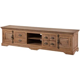 Massivmoebel24 TV-Board Mango 220x45x55 beige ge&ouml;lt toulouse 09
