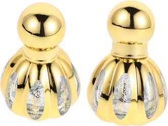 Artibetter 2 St&uuml;ck Retro Glas Parf&uuml;mflaschen mit Spiraldichtung Nachf&uuml;llbar Auslaufsicher f&uuml;r &Auml;therische &Ouml;le und D&uuml;fte Kompakt und Reisefreundlich f&uuml;r Zuhause un