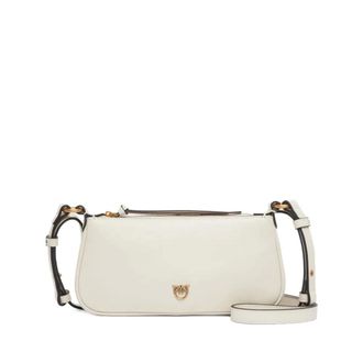 Pinko Pinko, Femme, Sacs, Blanc, Taille: ONE Size Half Moon Mini