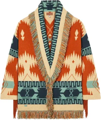 Alanui Femme, Pulls, Multicolore, Taille: 36 FR Golden Dusk Cardigan