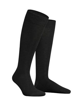 Hudson Lot de 2 paires de chaussettes chauffantes pour homme Noir Taille 43-46, Noir 0005, 43-46