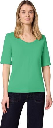 Street One T-Shirt mit Turn-Up Arcadia Green 34