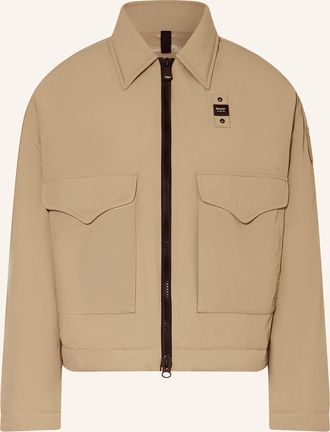 Blauer Blouson Clarence beige