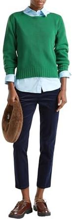 Benetton Maillot SC Bateau M/L 1244d10c6 Sweater, Vert, S Femme