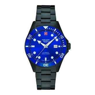 Swiss Alpine Military Automatik-Uhr - - Accessories - Herren - Schwarzk - ONE SIZE