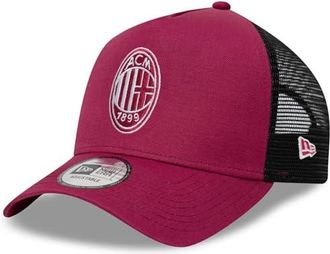 New Era A-Frame Trucker Cap - AC Milan Ruby