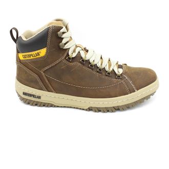 CAT Schn&uuml;rlederstiefel Rutschfeste Gummisohle - - Shoes - Herren - Braun - 41 EU