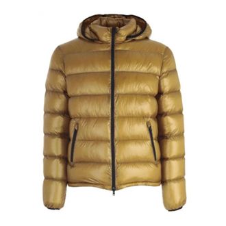 Herno Gelbe Steppjacke mit Abnehmbarer Kapuze - - Jackets - Herren - Gelb - M