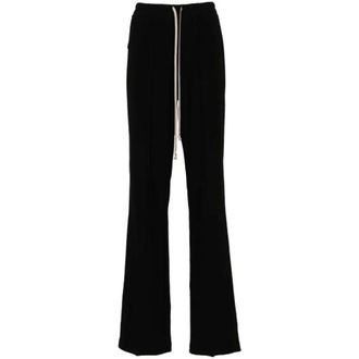 Rick Owens Femme, Pantalons, Noir, Taille: 38 FR Dietrich Drawstring Pantalons
