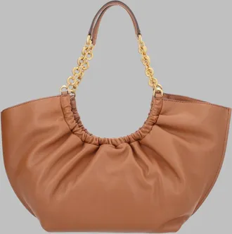 Michael Michael Kors Womens Tote Bag Indie Buff Leather Shoulder