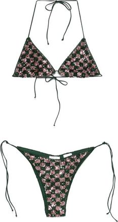 Os&eacute;ree Sequins Chess Bikini