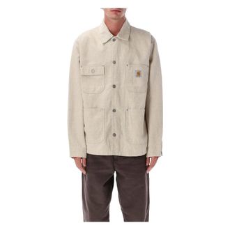 Carhartt Work in Progress Homme, Vestes, Beige, Taille: XL Walter Chore Coat
